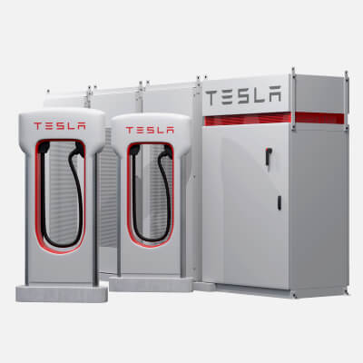 Tesla Storage System and Charger - 3D Model by ALPHA3DST