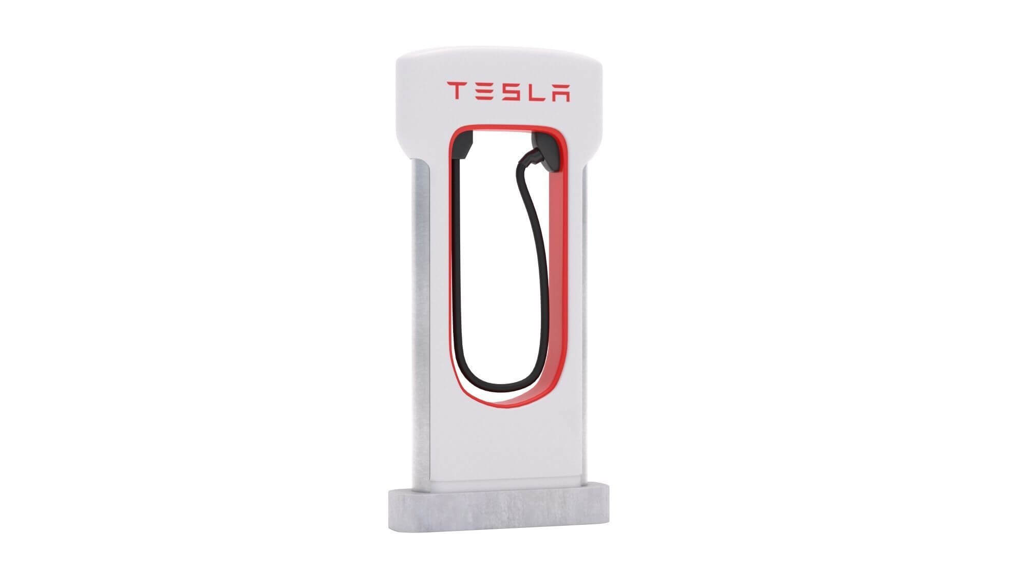 Tesla Supercharger V3 - 3D Model by ALPHA3DST
