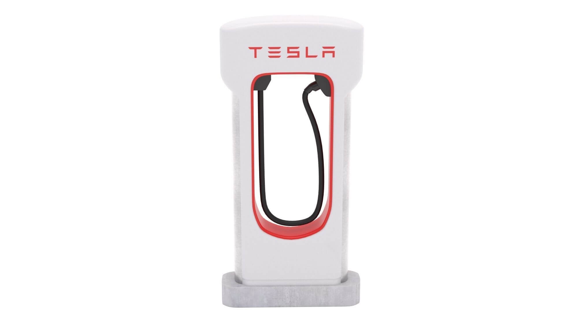 Tesla Supercharger V3 - 3D Model by ALPHA3DST