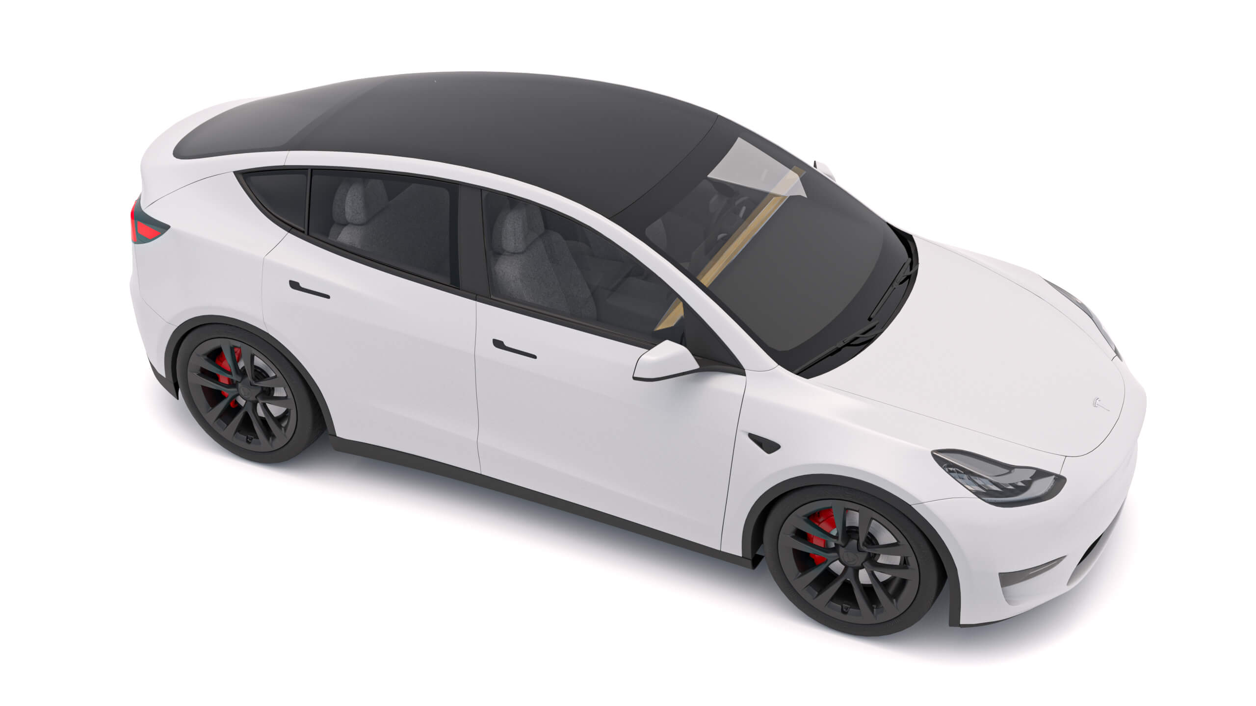 Tesla Y 2023 - 3D Model by ALPHA3DST