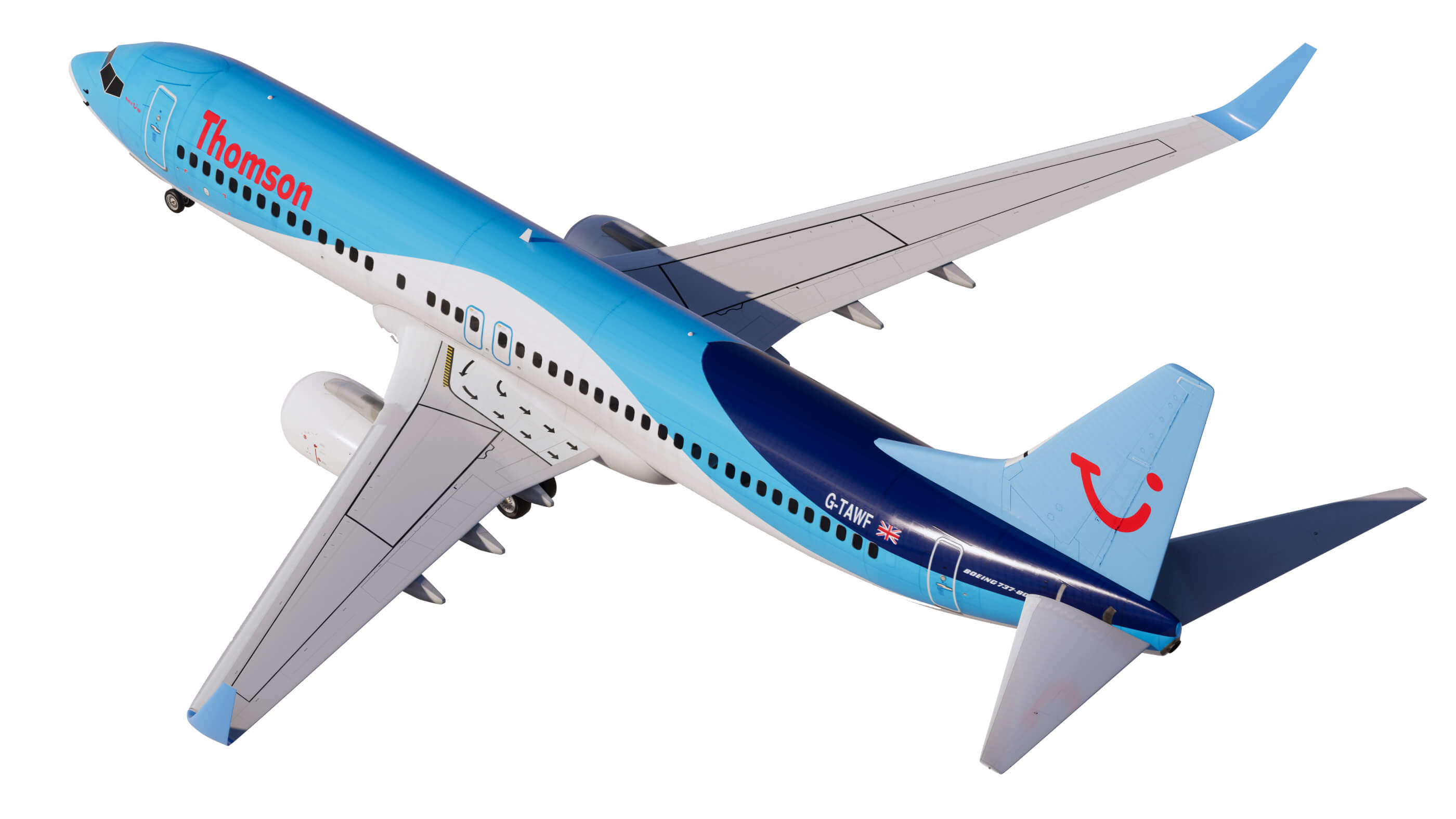 Thomson Airlines Boeing 737-800 3D Model by ALPHA3DST