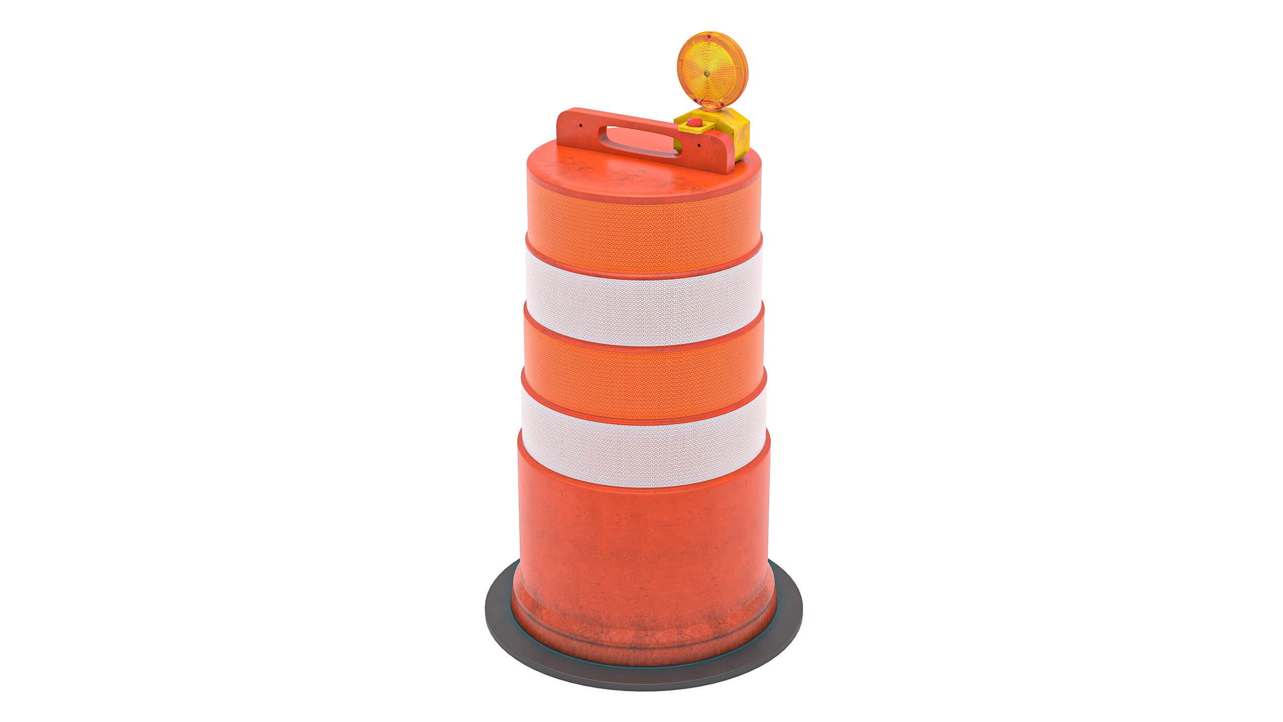 Traffic Barrel Barricade and Cone - 3D Model by ALPHA3DST