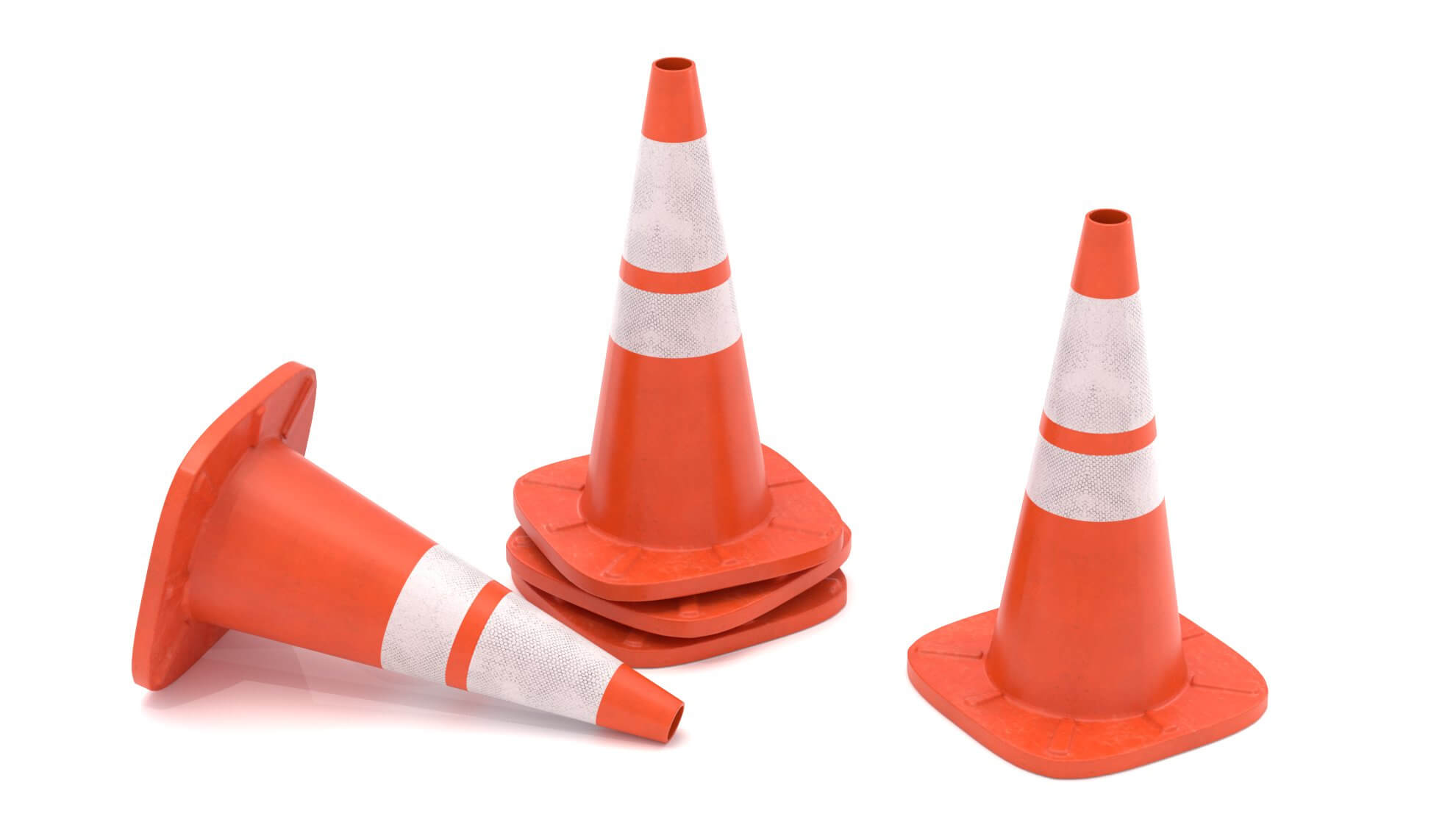 Traffic Cone V2 - 3D Model by ALPHA3DST