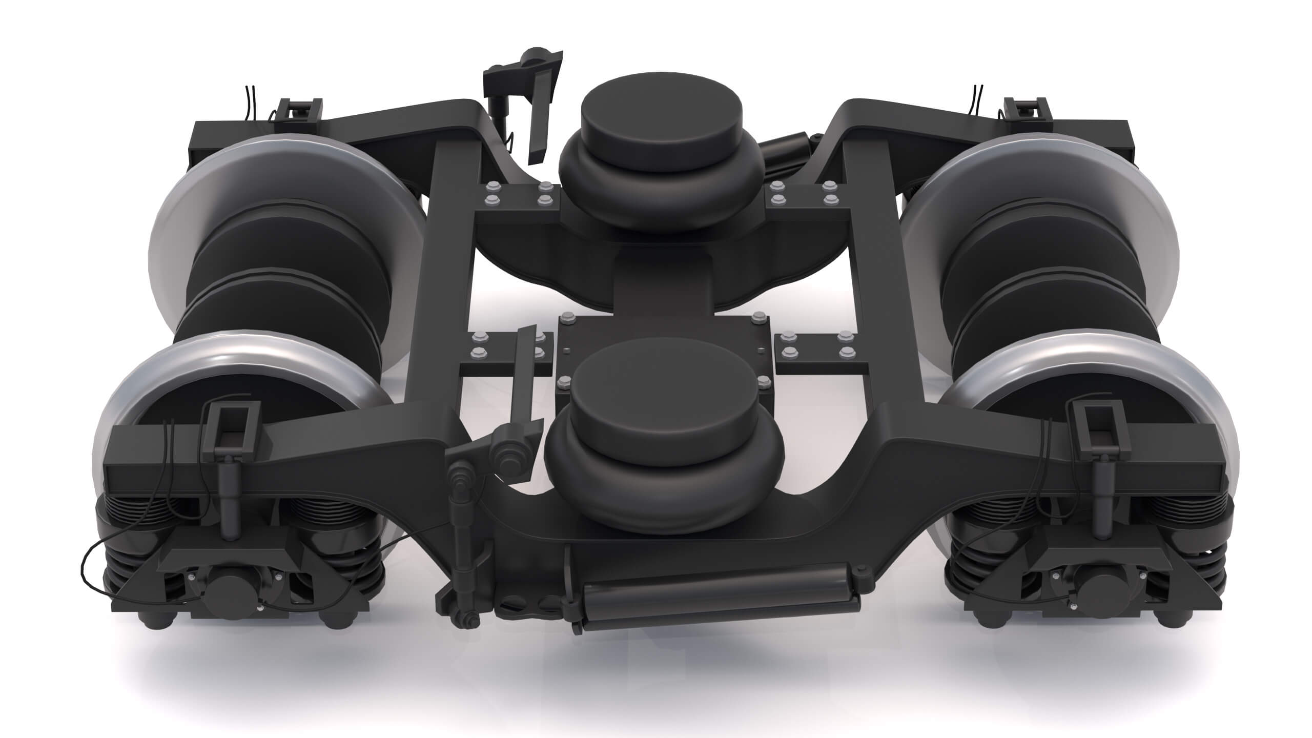 Train Wheel Bogie 2 - 3D Model by ALPHA3DST