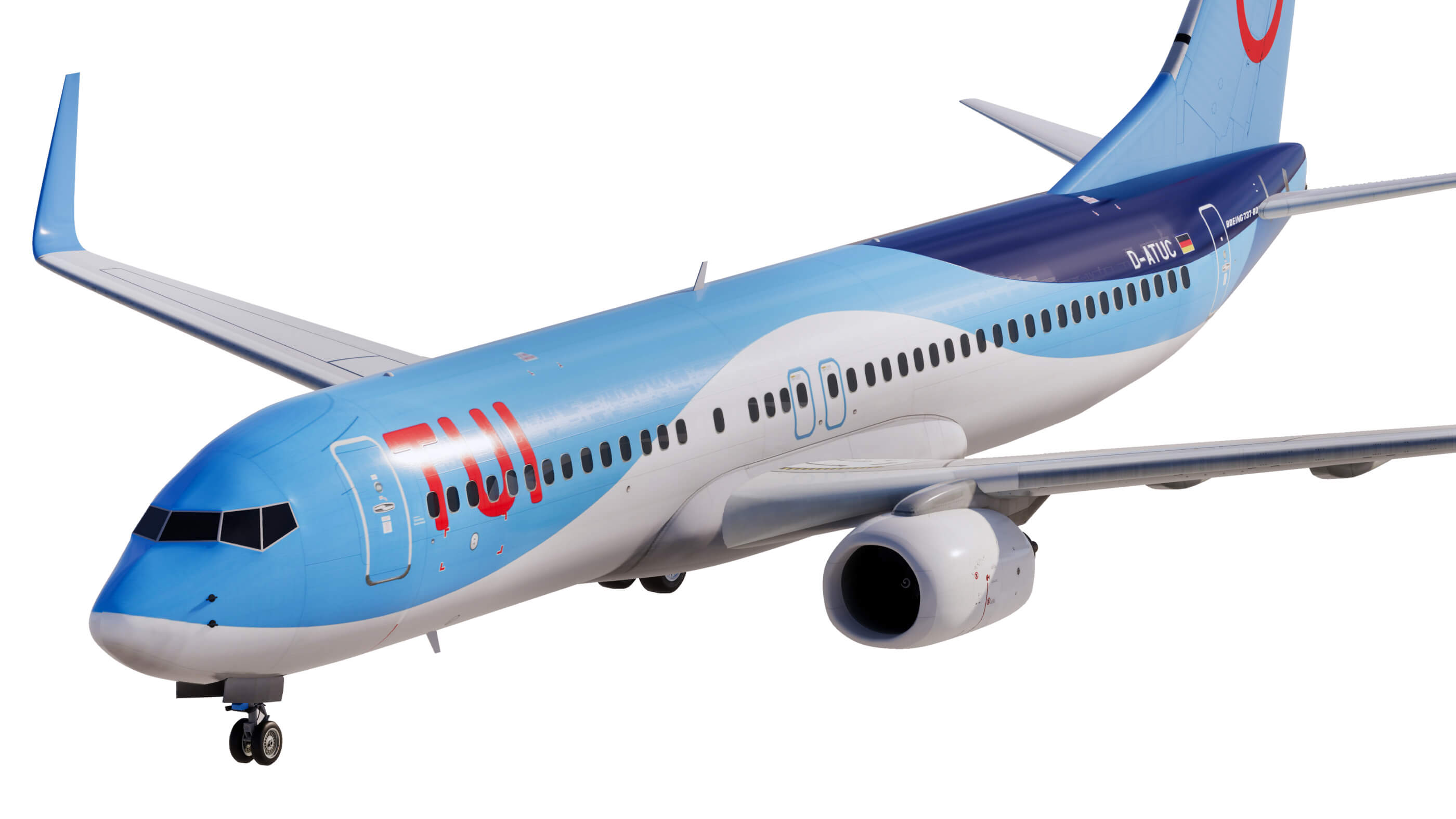 Tui Fly Boeing 737-800 3D Model by ALPHA3DST