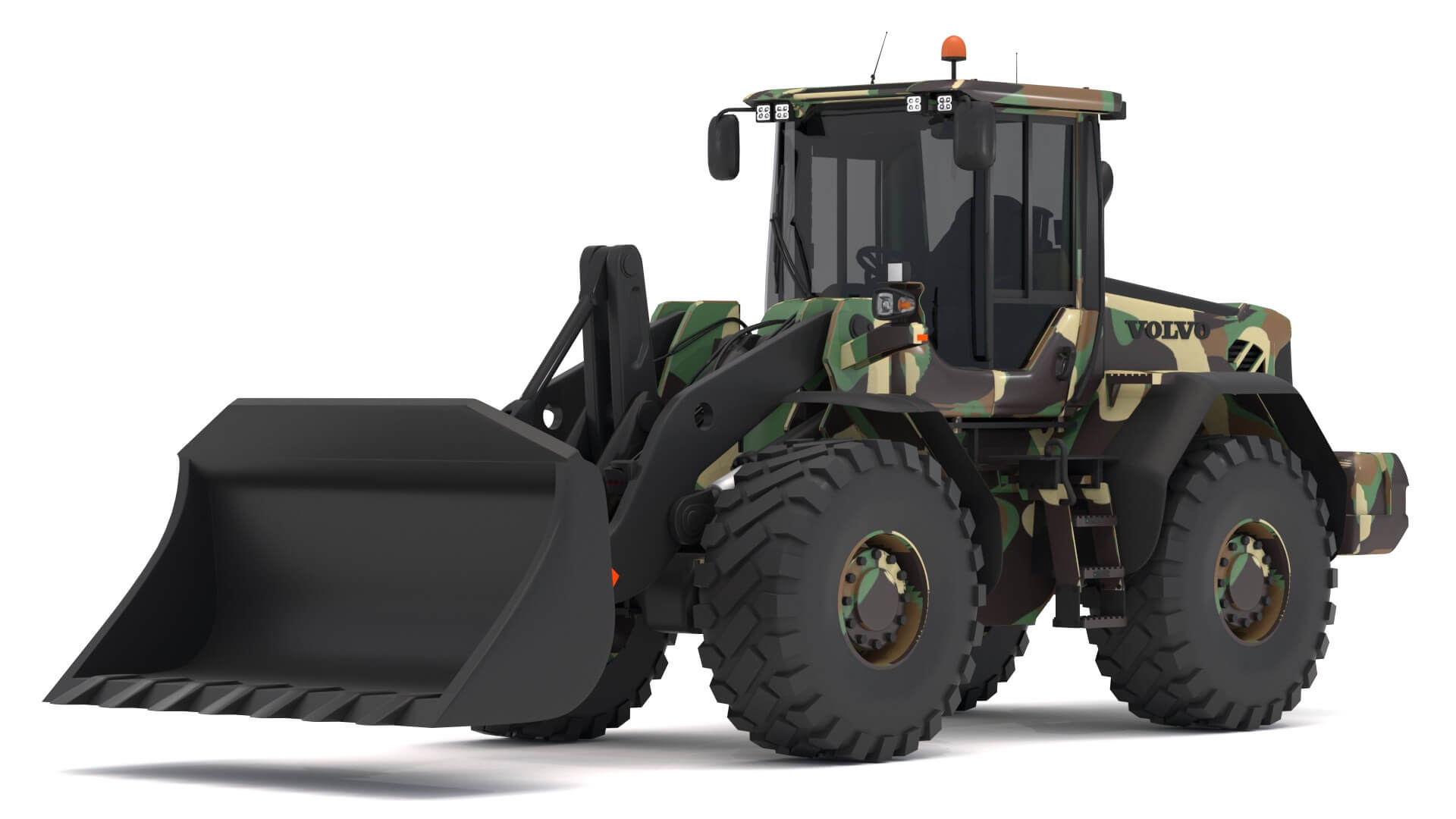 Volvo L90F Loader Military - 3D Model by ALPHA3DST