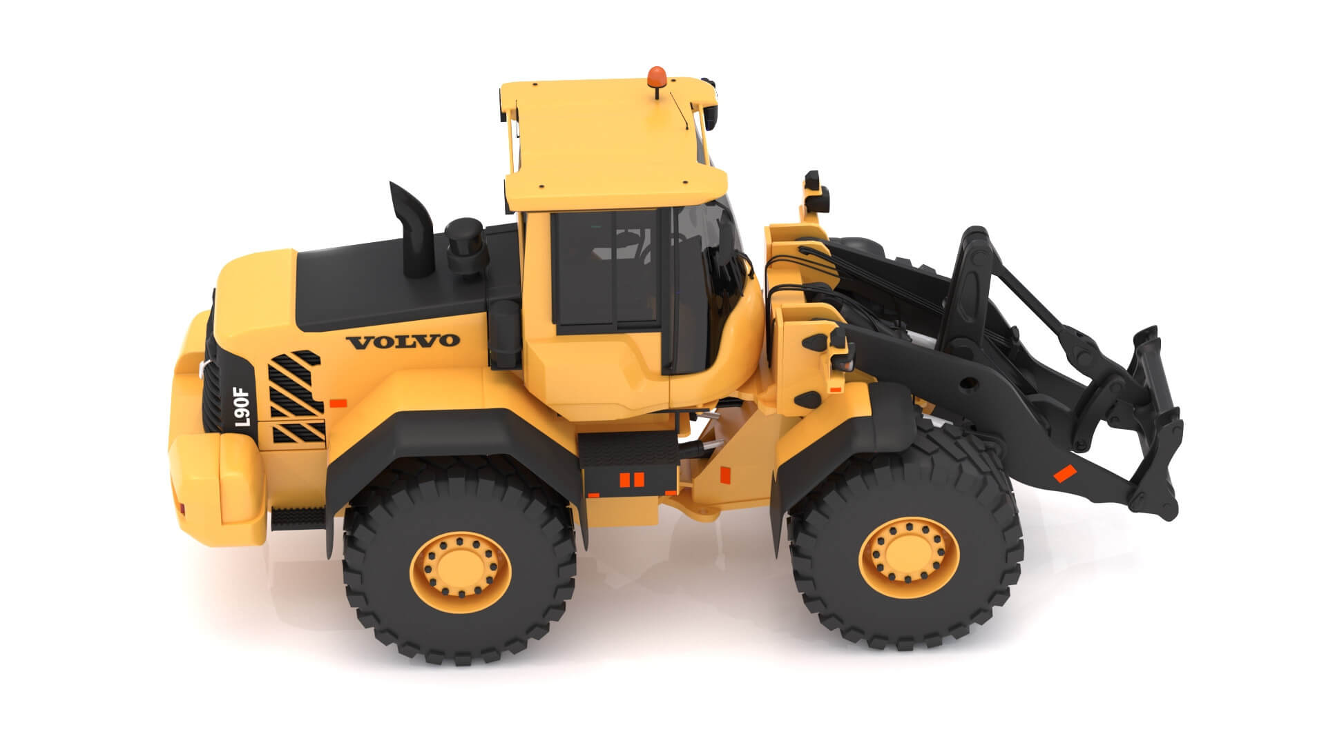 Volvo L90F Loader - 3D Model by ALPHA3DST
