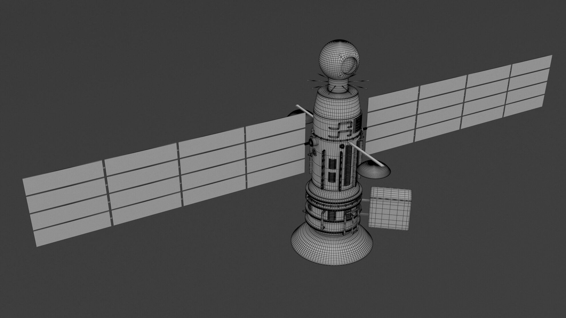 Weather Satellite 1 - 3D Model by ALPHA3DST