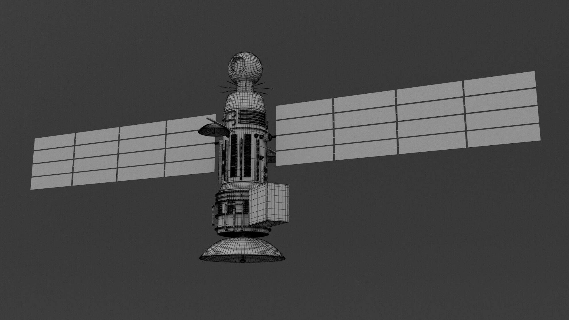 Weather Satellite 1 - 3D Model by ALPHA3DST