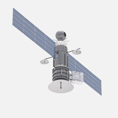 Weather Satellite 1 - 3D Model by ALPHA3DST