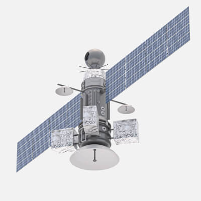 Weather Satellite 2 - 3D Model by ALPHA3DST