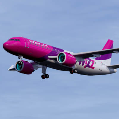 Wizz Air A320 - 3D Model by ALPHA3DST