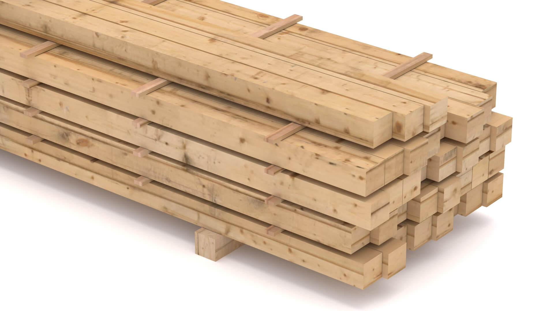 Wooden Beams 01 - 3D Model by ALPHA3DST