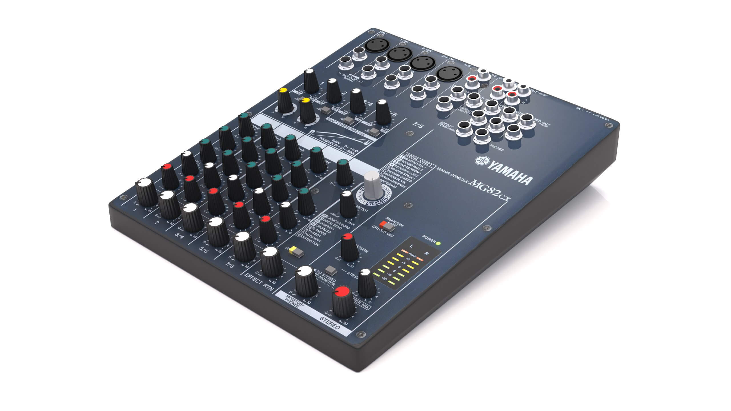 Yamaha Mg82Cx Audio Mixer - 3D Model by ALPHA3DST