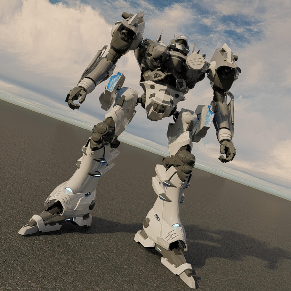 Transformer Robot - 3D Model by AlphaGroup