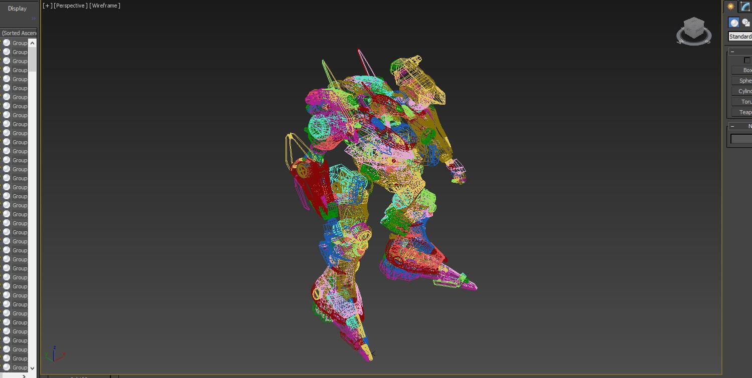 Transformer Robot - 3D Model by AlphaGroup