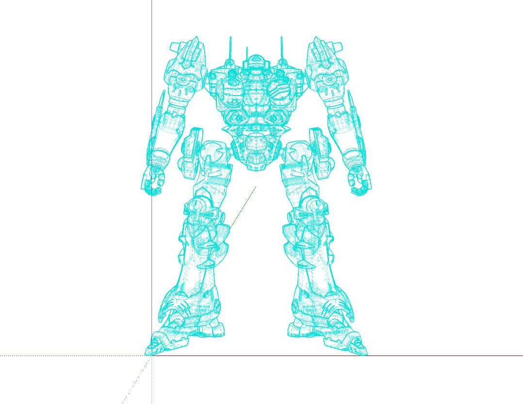 Transformer Robot - 3D Model by AlphaGroup