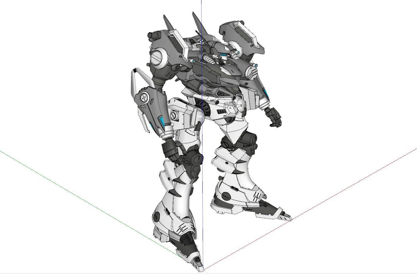 Transformer Robot - 3D Model by AlphaGroup