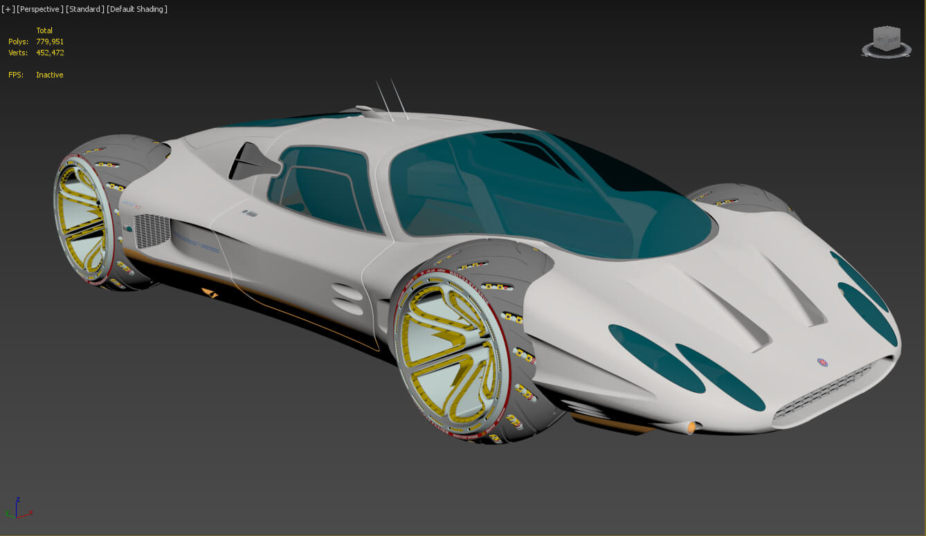 Acceleron GT Shell - 3D Model by AlphaGroup