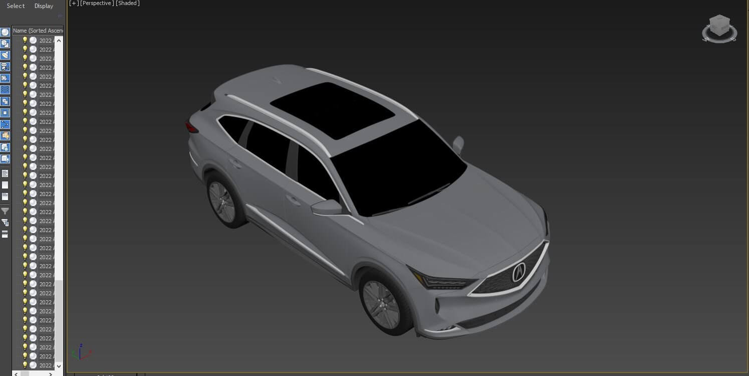 Acura MDX 2022 - 3D Model by AlphaGroup