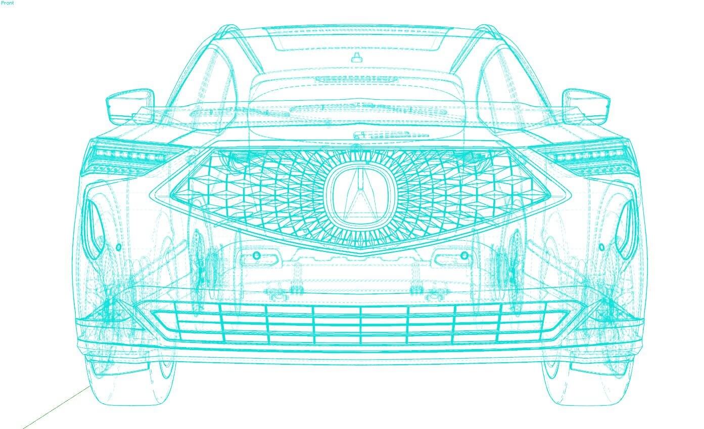Acura MDX 2022 - 3D Model by AlphaGroup