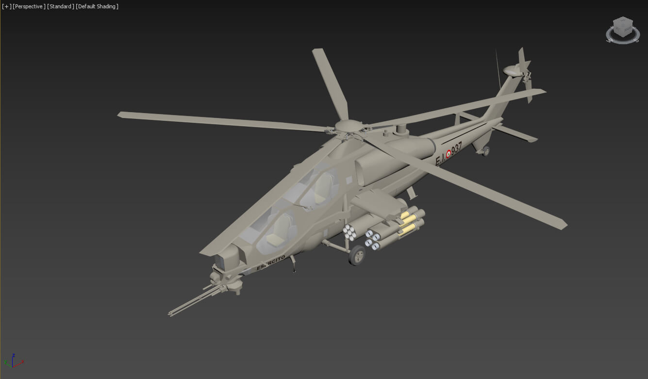 Agusta a 129 Mangusta - 3D Model by AlphaGroup
