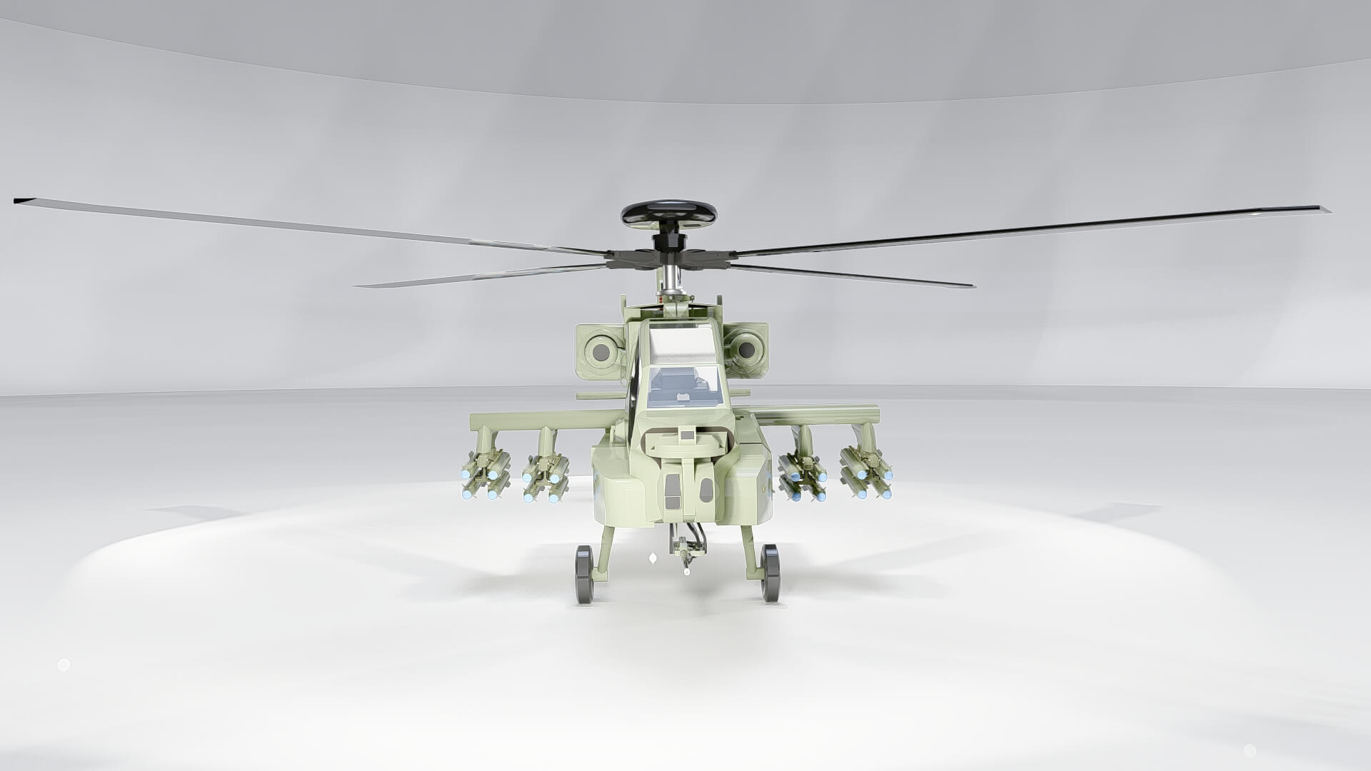 AH-64D Apache Longbow 3D Model by AlphaGroup