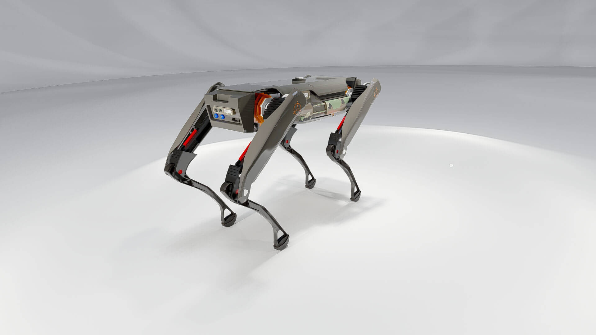 Aliengo Robot Dog - 3D Model by AlphaGroup
