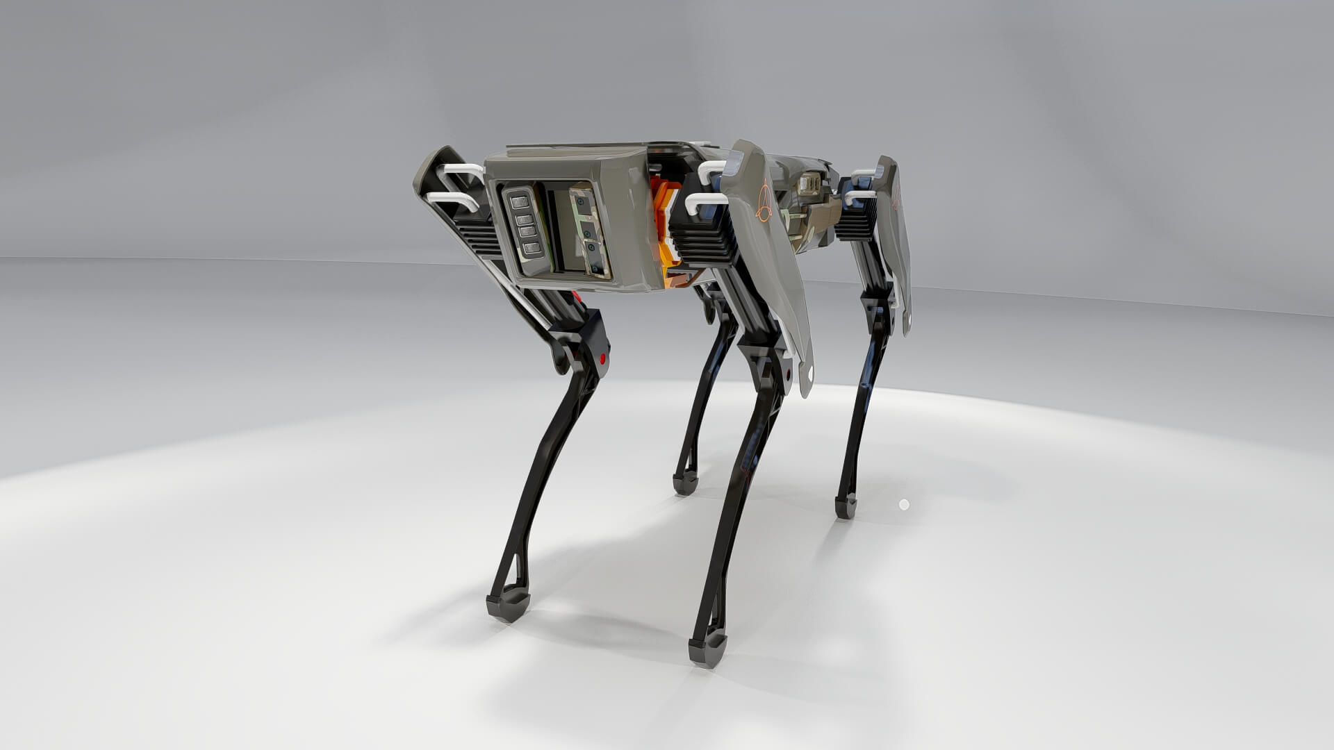 Aliengo Robot Dog - 3D Model by AlphaGroup