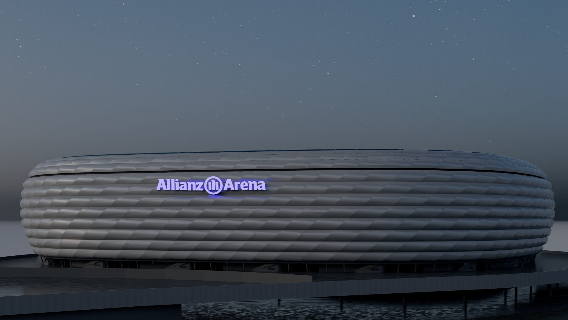 Allianz Arena Stadium - 3D Model by AlphaGroup