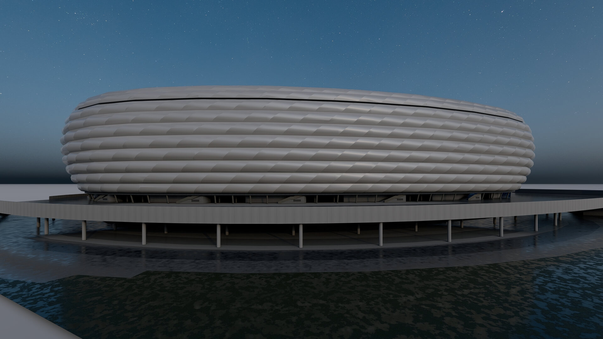 Allianz Arena Stadium - 3D Model by AlphaGroup
