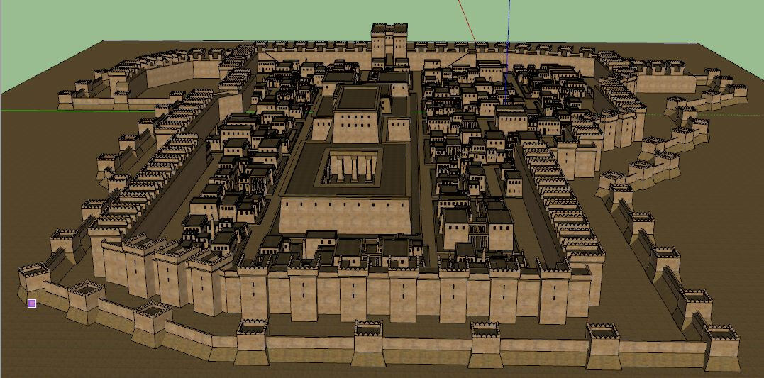 Ancient Egyptian City - 3D Model by AlphaGroup