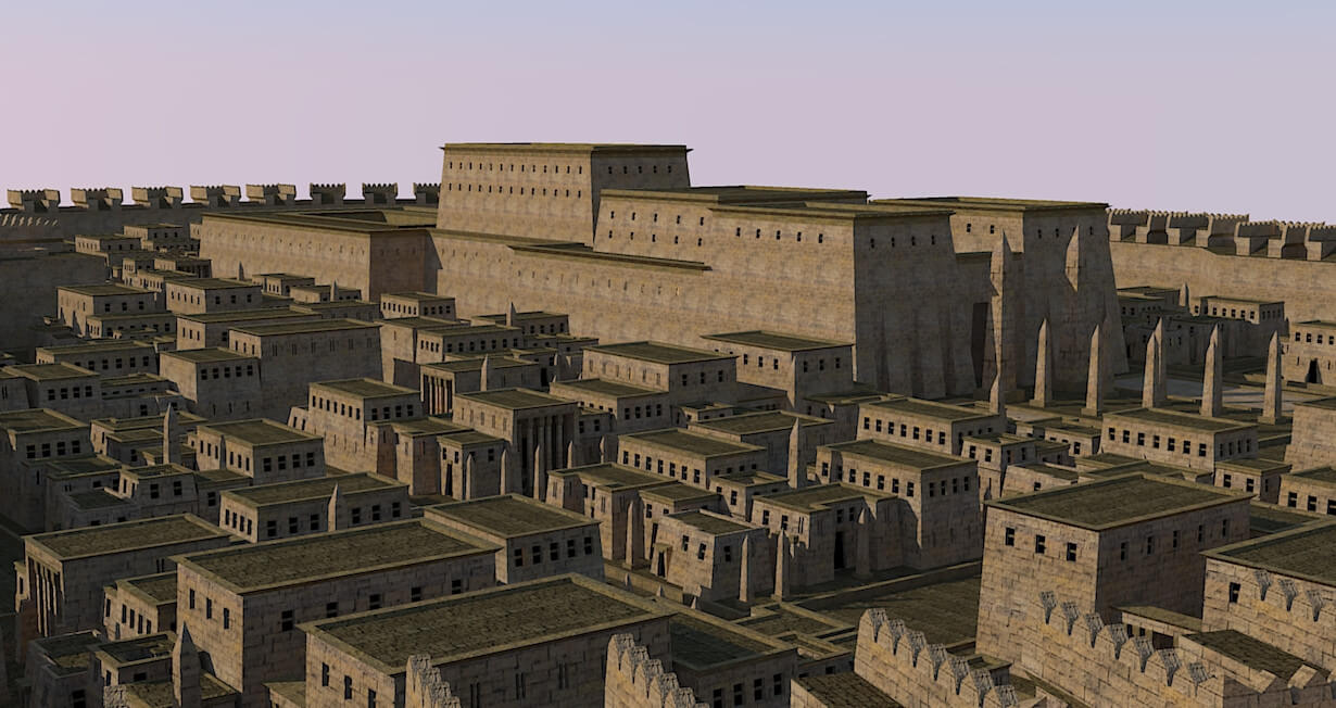 Ancient Egyptian City Layout
