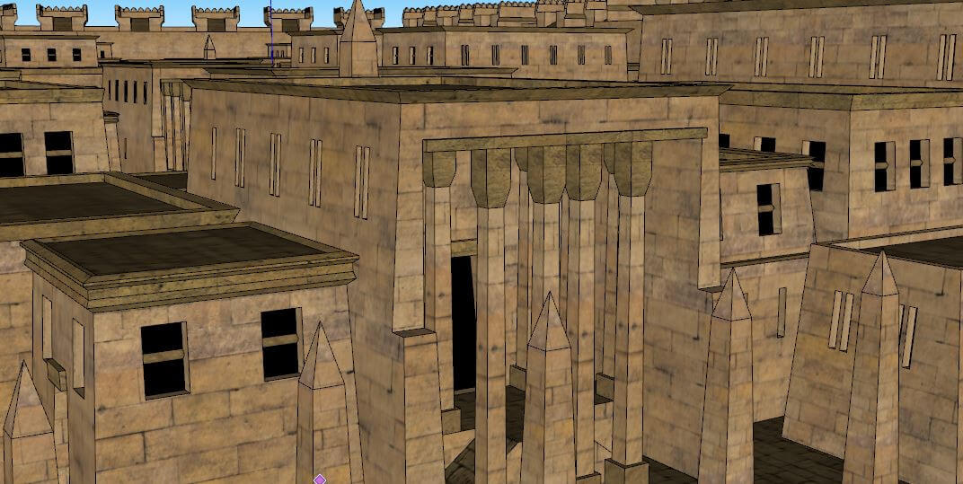 Ancient Egyptian Cities Models