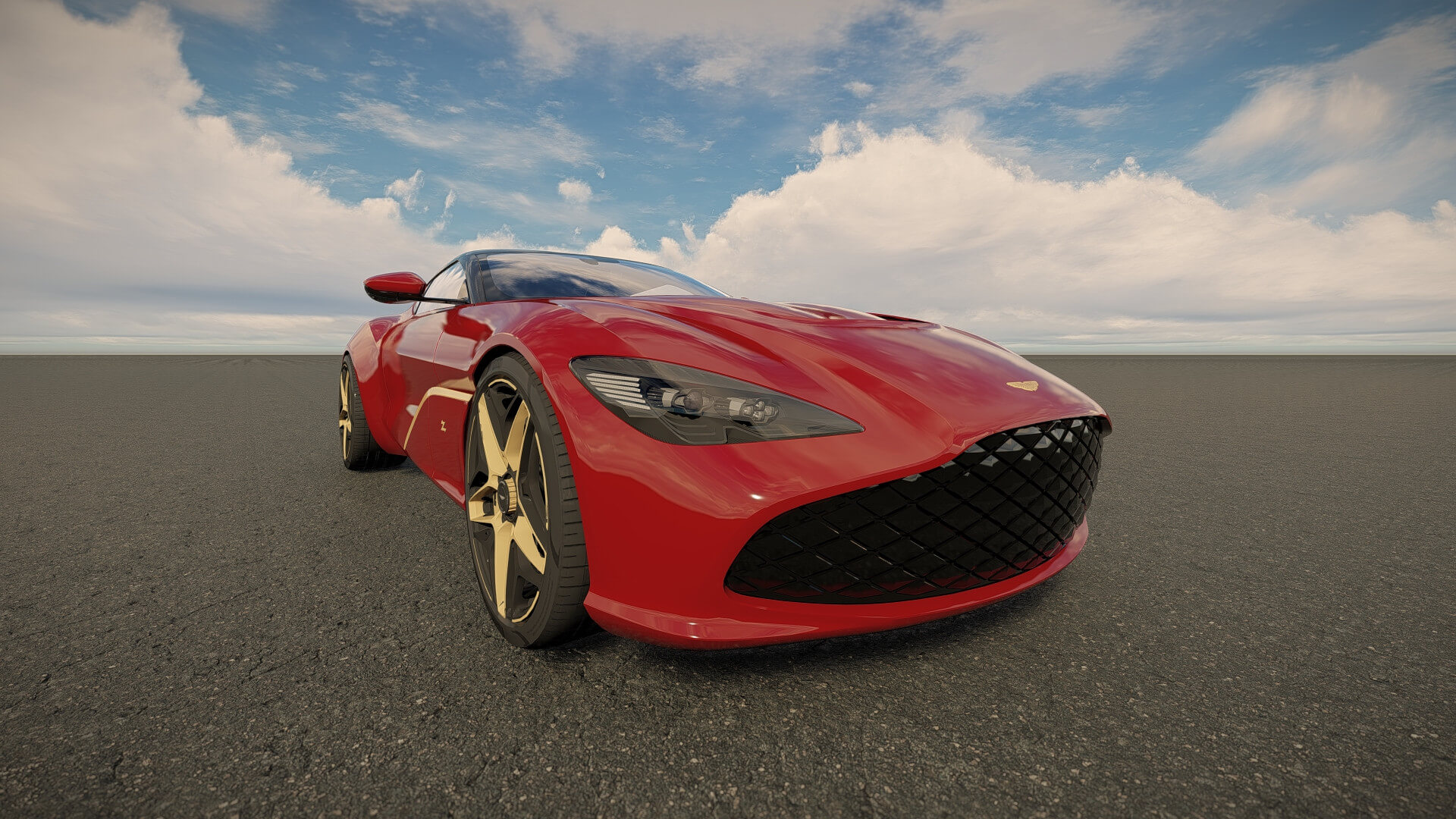 Aston Martin DBS GT Zagato 2022 - 3D Model by AlphaGroup
