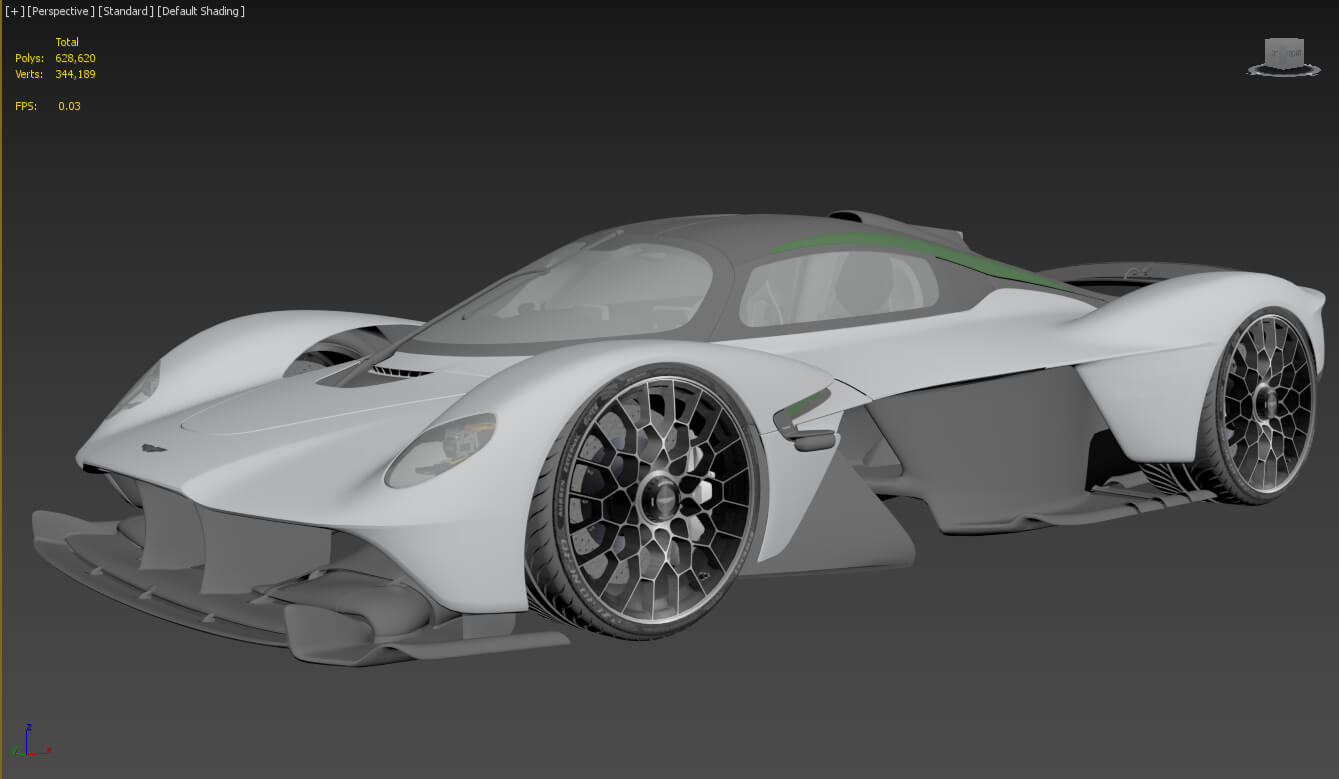 Aston Martin Valkyrie - 3D Model by AlphaGroup