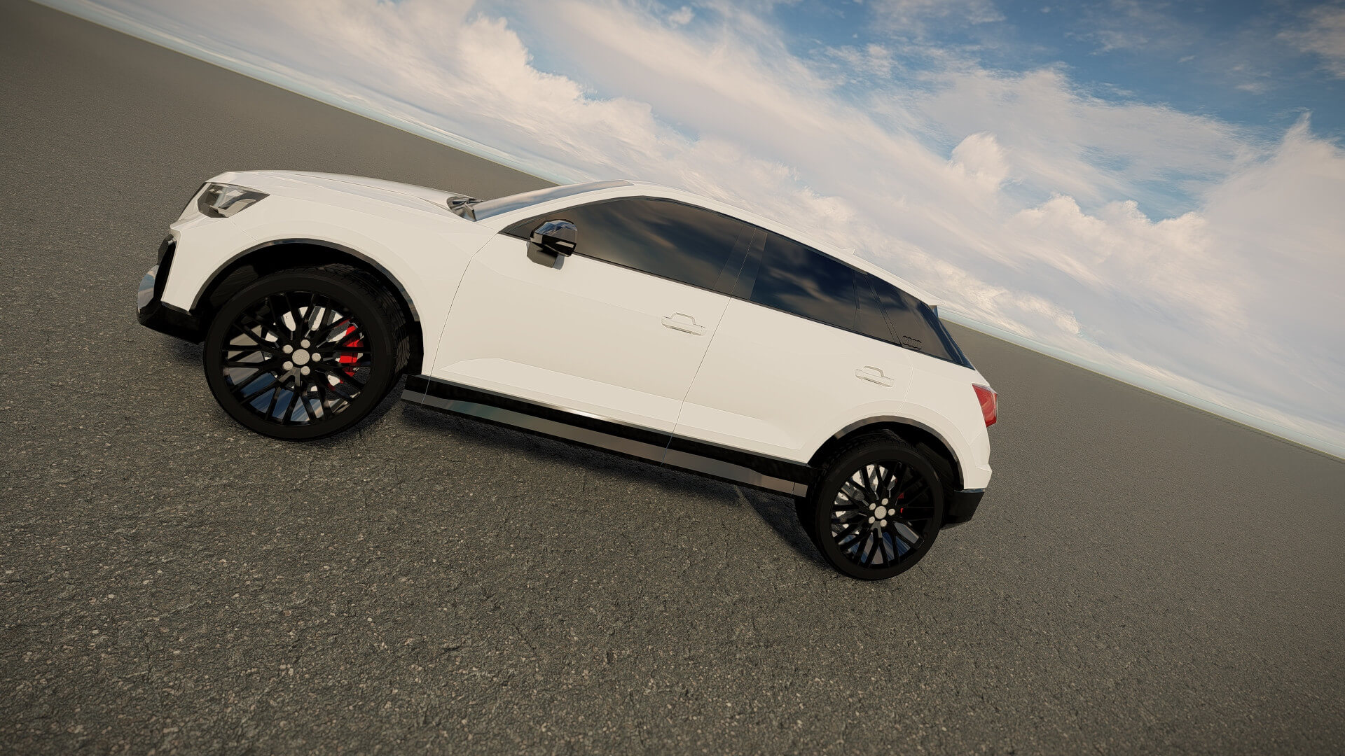 Audi Q2 S-Line 2022 3D Model by AlphaGroup