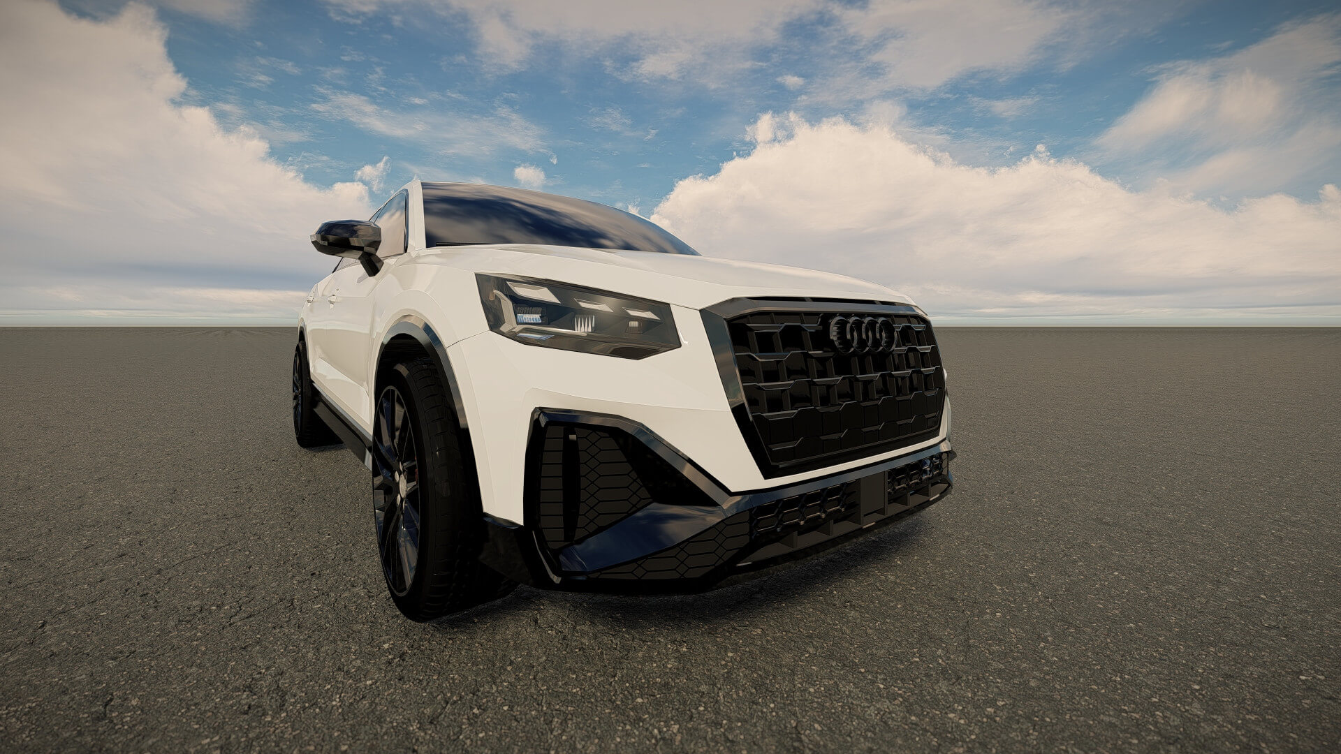 Audi Q2 S-Line 2022 3D Model by AlphaGroup