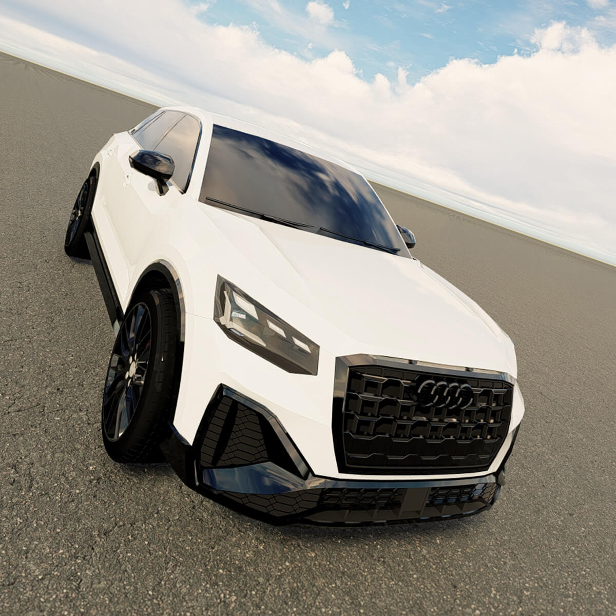 Audi Q2 S-Line 2022 3D Model by AlphaGroup