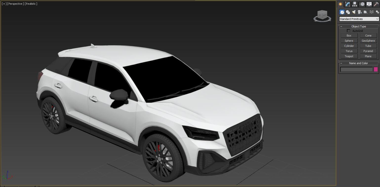 Audi Q2 S-Line 2022 3D Model by AlphaGroup