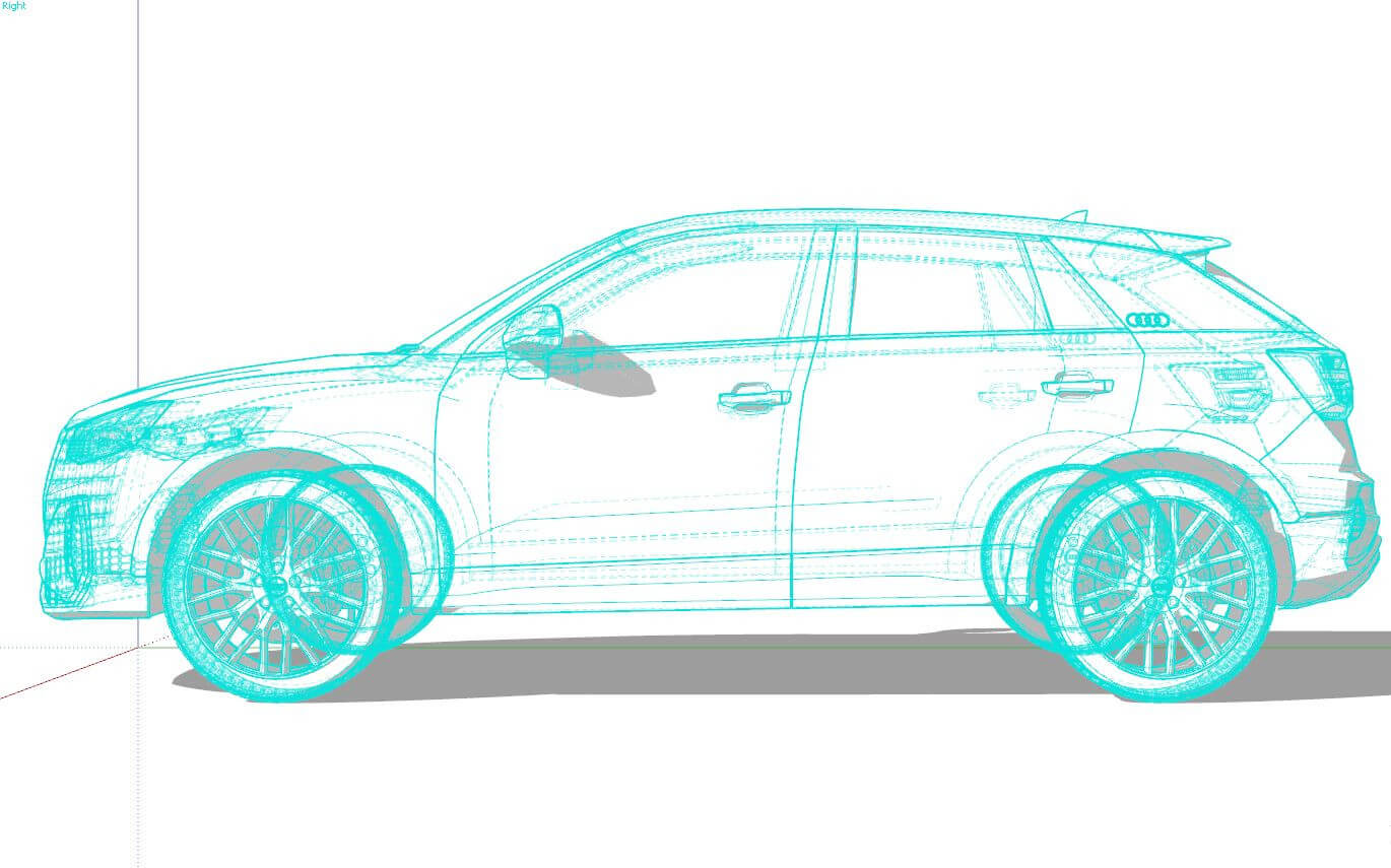 Audi Q2 S-Line 2022 3D Model by AlphaGroup