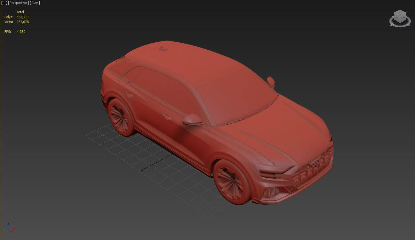 Audi Q8 2023 - 3D Model by AlphaGroup