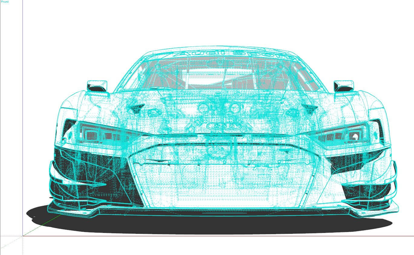 Audi R8 LMS GT3 - 3D Model by AlphaGroup