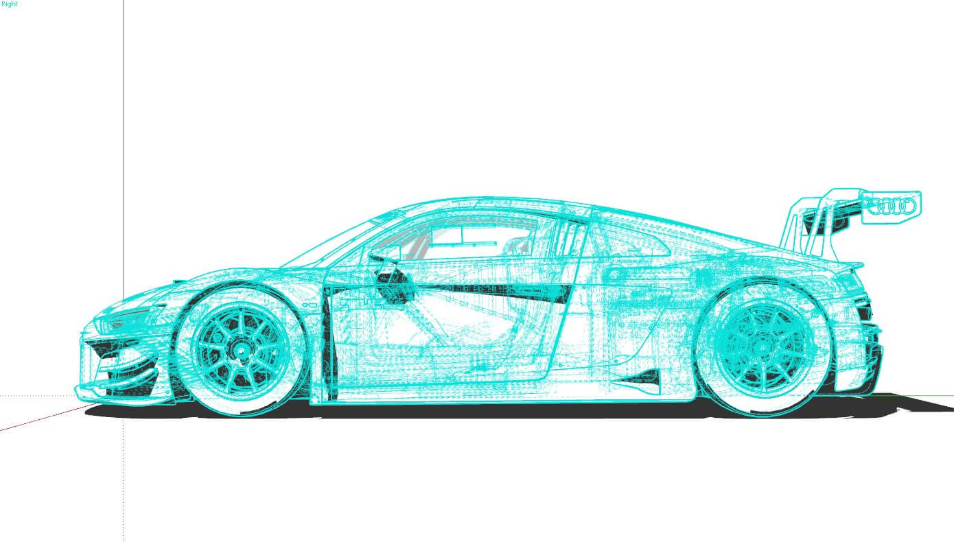 Audi R8 LMS GT3 - 3D Model by AlphaGroup