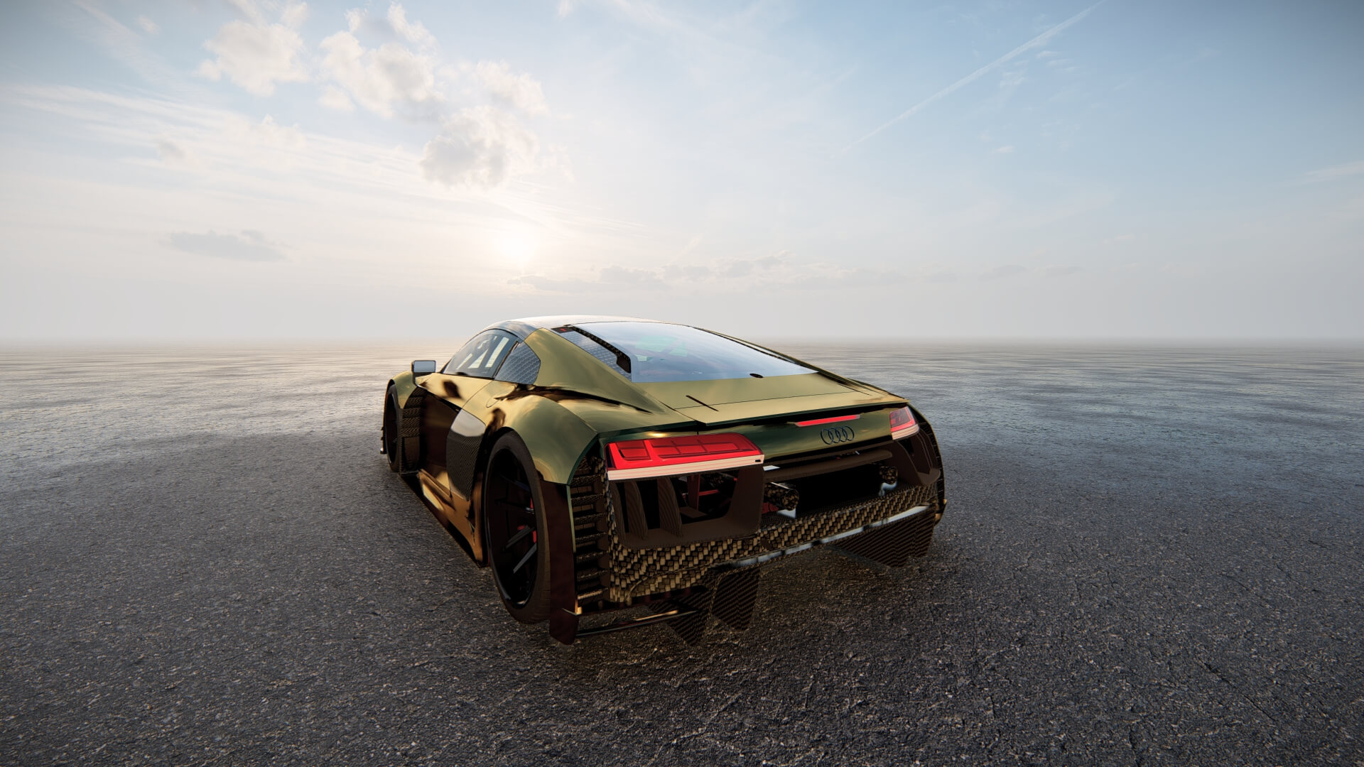Audi R8 Tuned - 3D Model by AlphaGroup