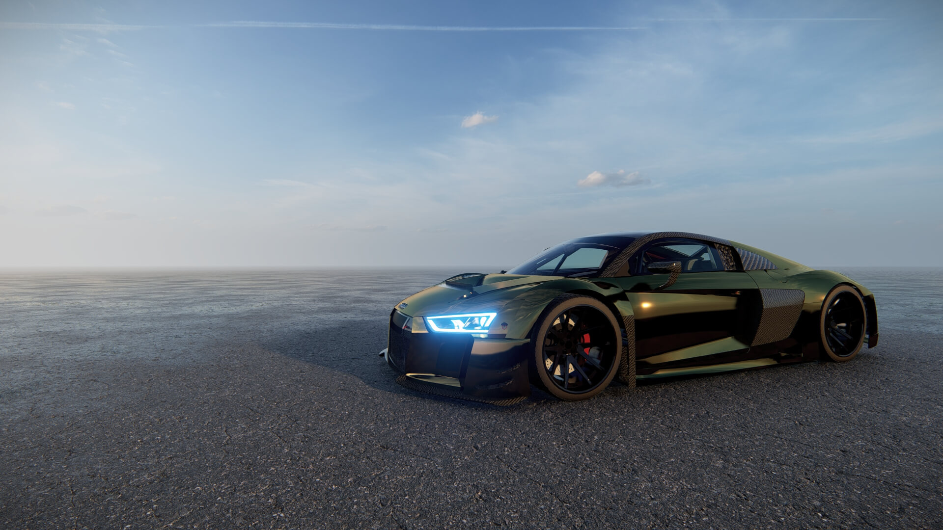 Audi R8 Tuned - 3D Model by AlphaGroup