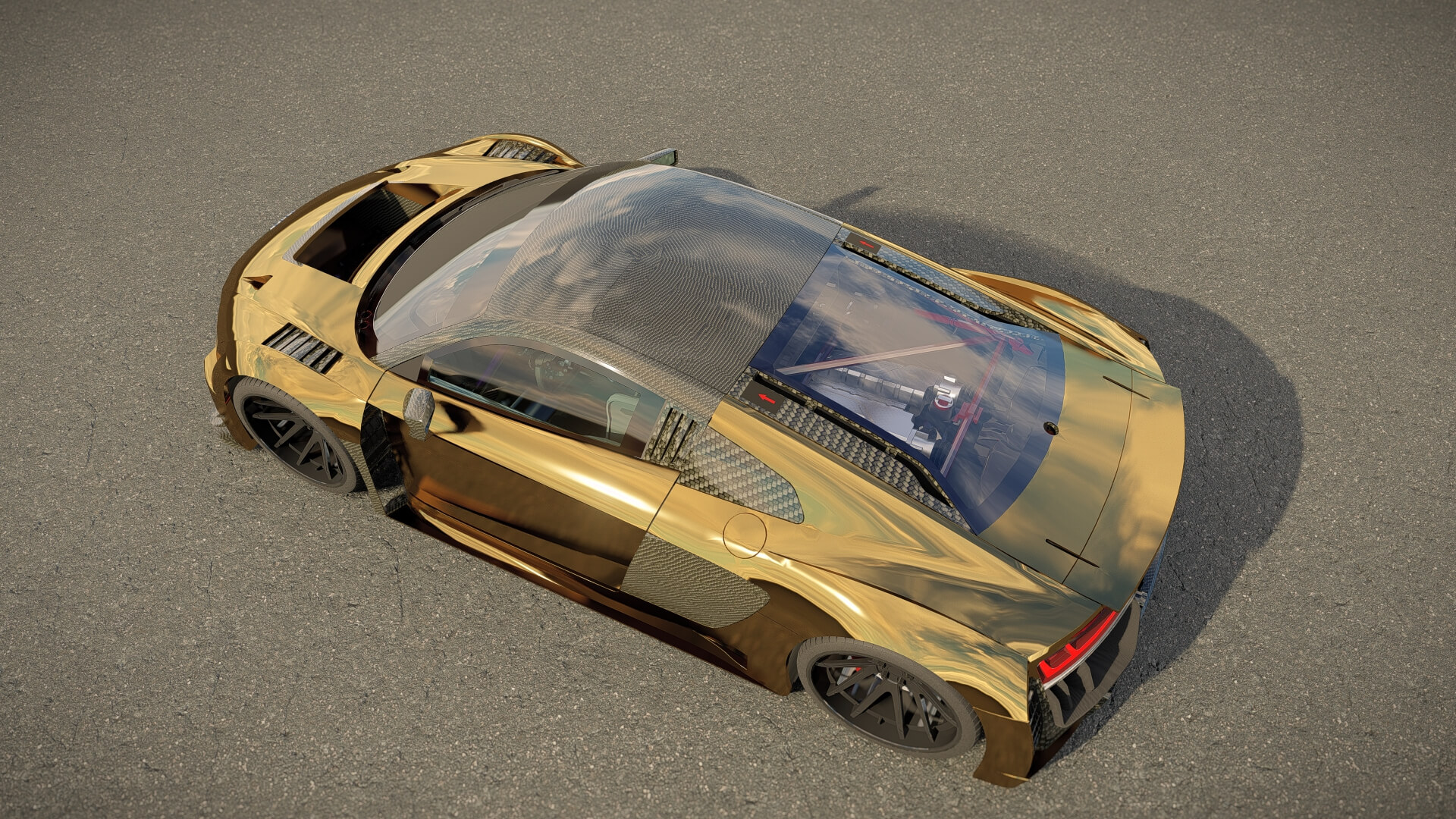 Audi R8 Tuned - 3D Model by AlphaGroup