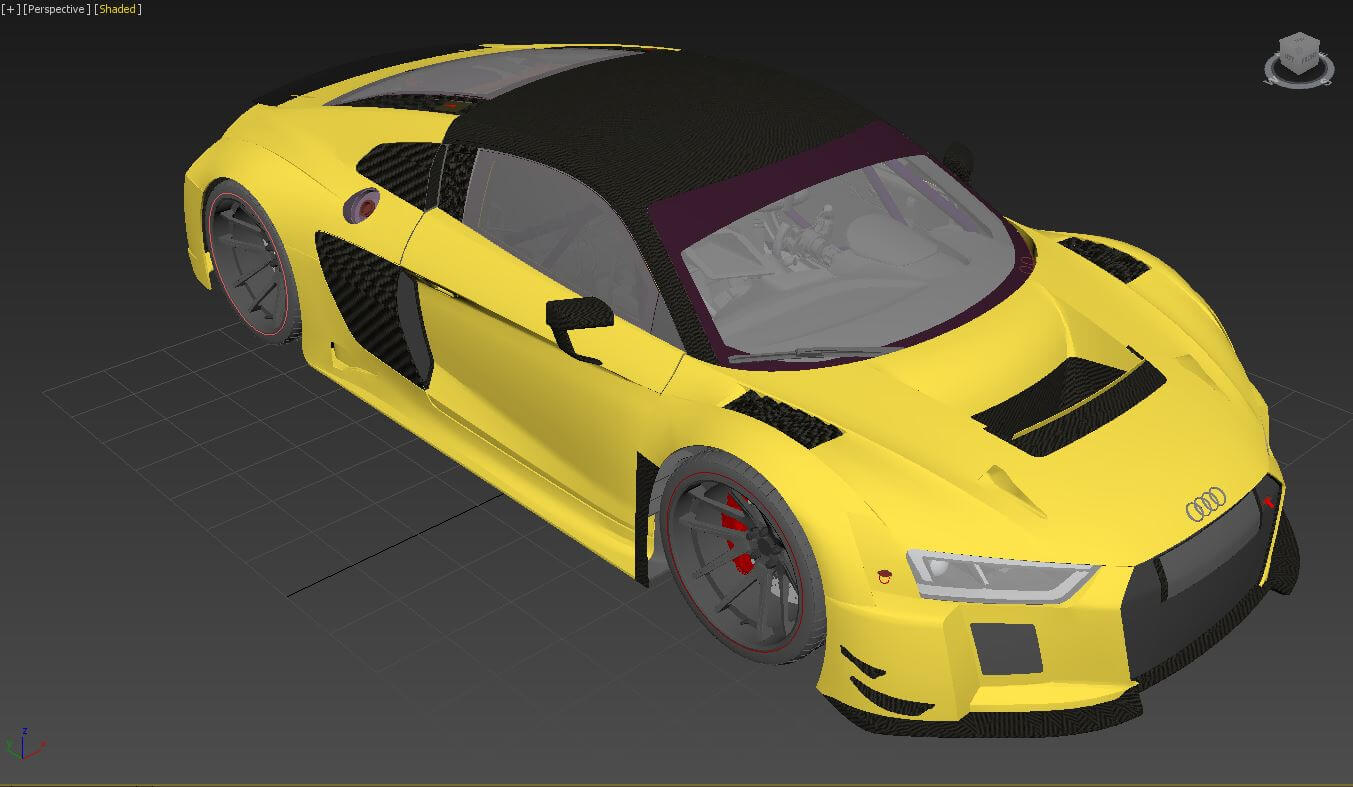 Audi R8 Tuned - 3D Model by AlphaGroup