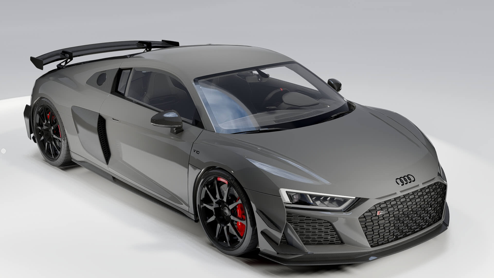 Audi R8 V10 GT RWD 2023 - 3D Model by AlphaGroup
