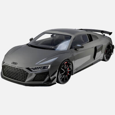 Audi R8 V10 GT RWD 2023 - 3D Model by AlphaGroup